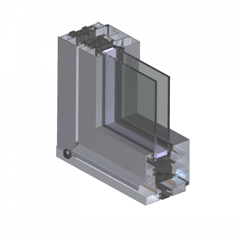 Dual Frame Balcony Window | A Plus Aluminium