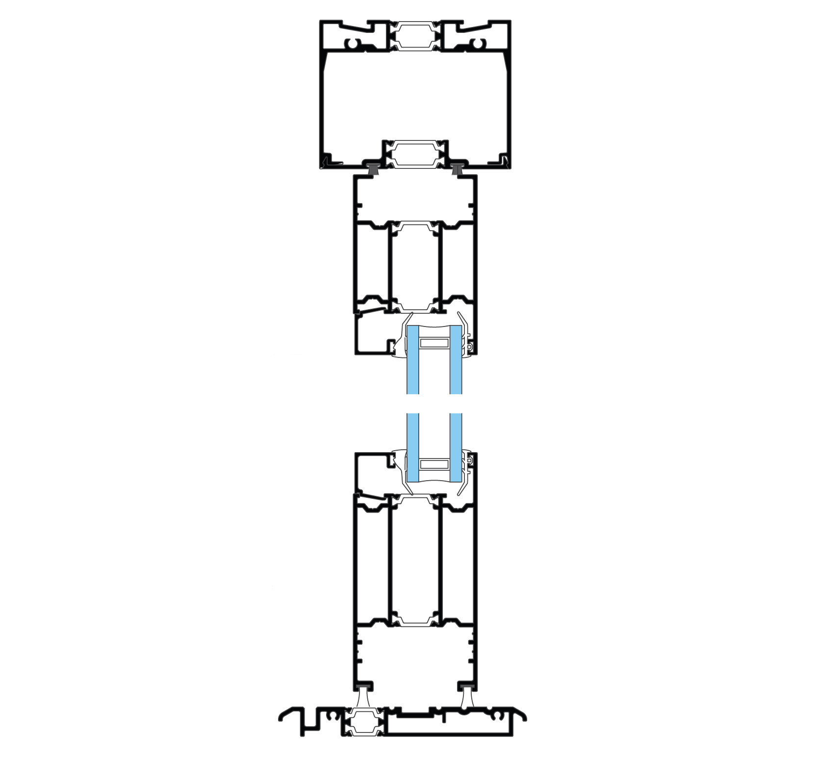 Sapa STII Aluminium Pivot Door | A Plus Aluminium