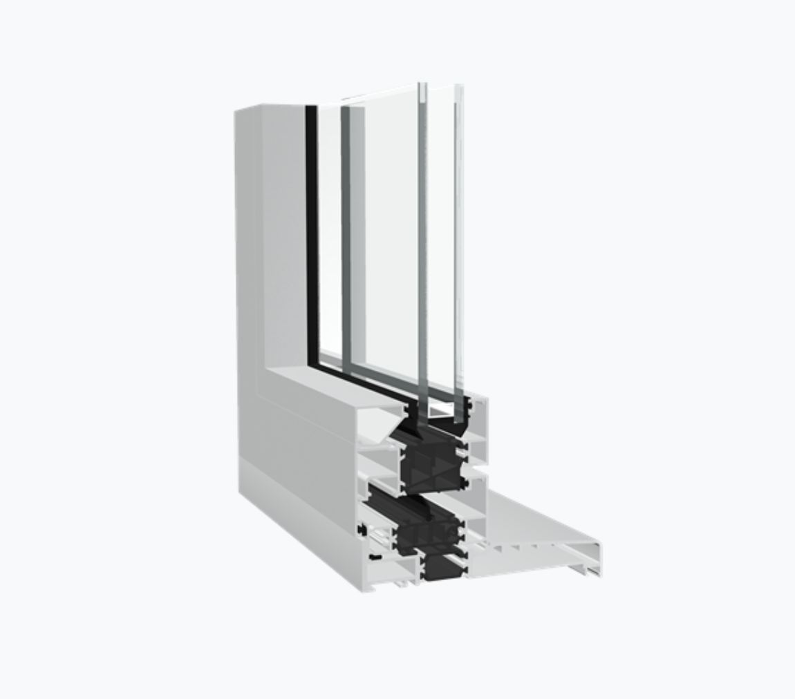 Sapa Dualframe 75Si Tilt-before-Turn Window | A Plus