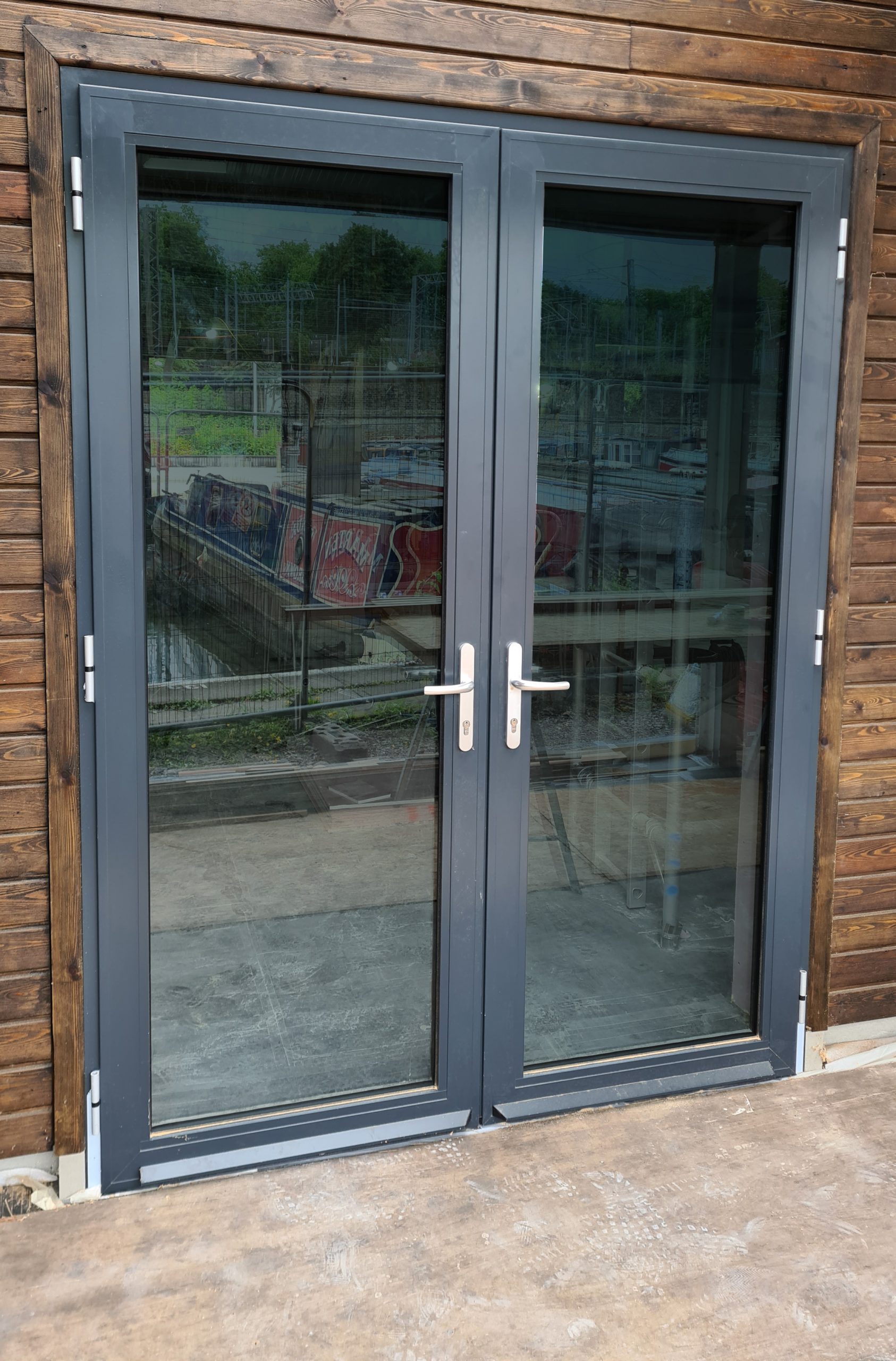 Sapa Dualframe 75mm Entrance Doors | A Plus Aluminium